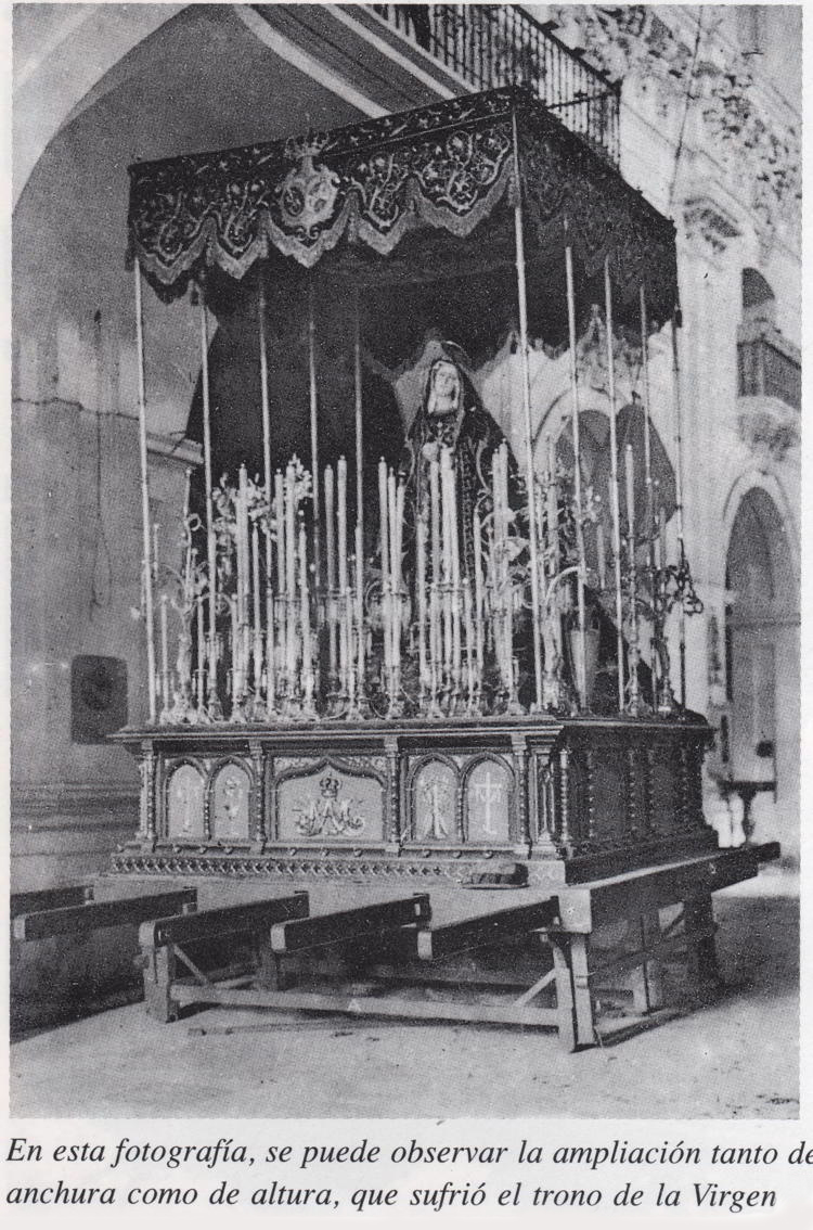 Tronos de la Virgen - Sepulcro Málaga